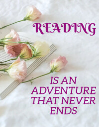 2.9K+ Free Templates for 'Reading is adventure template' | PosterMyWall