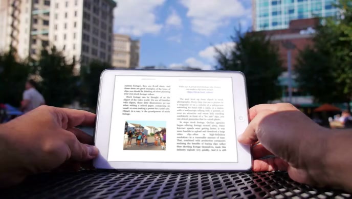 Reading on kindle device video Template | PosterMyWall