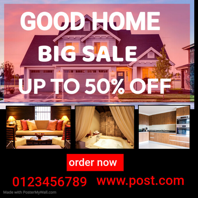 Plantilla de REAL ESTATE(home for sale) INSTAGRAM POST | PosterMyWall