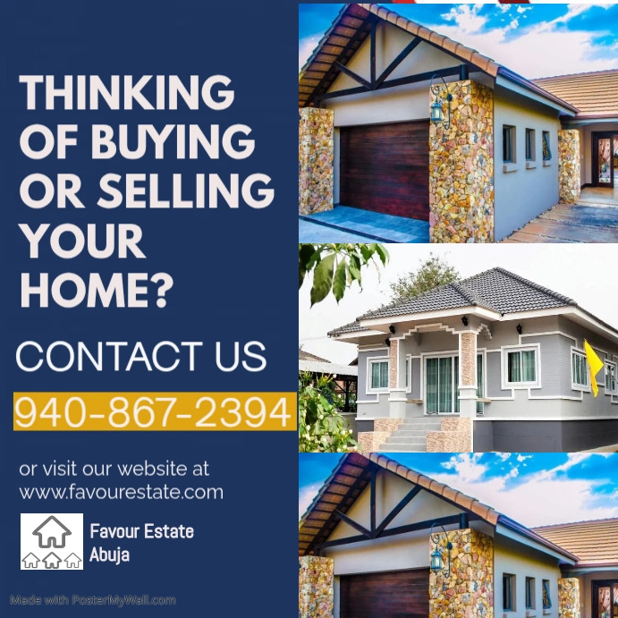 REAL ESTATE (2) Template | PosterMyWall