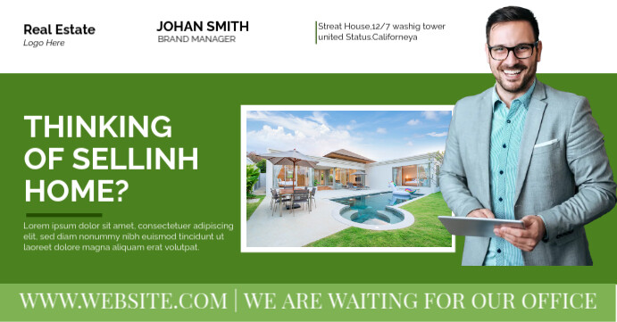 Real Estate ) Template | PosterMyWall