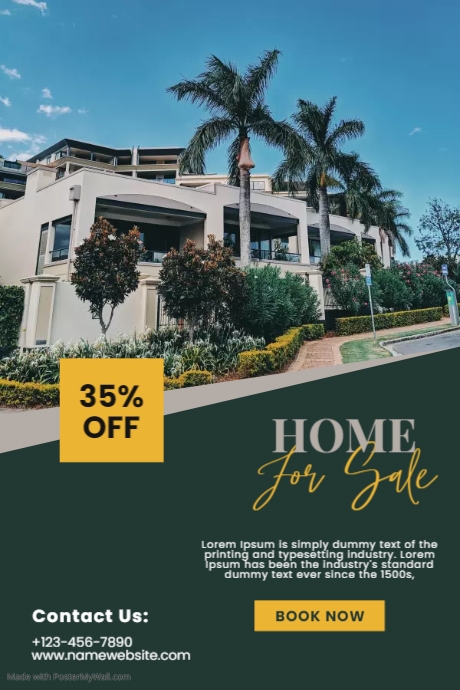 Real Estate A3 Template | PosterMyWall