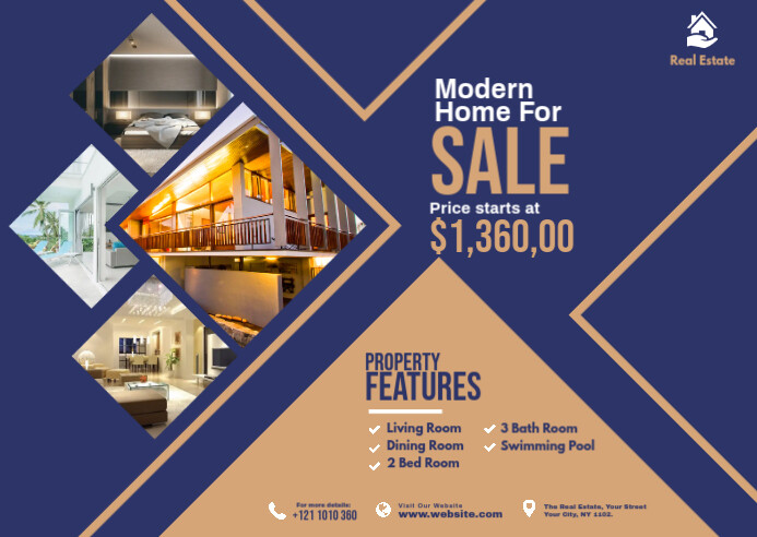 Real Estate Ad Template | PosterMyWall