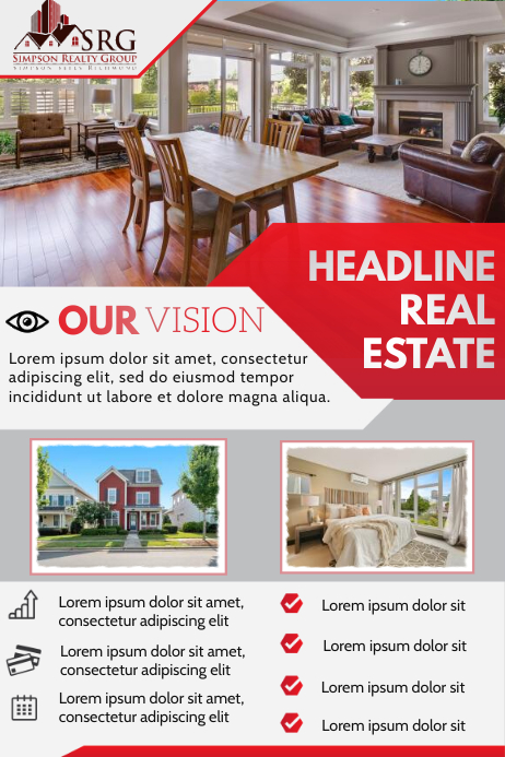 Real estate ad house sale flyer Template | PosterMyWall