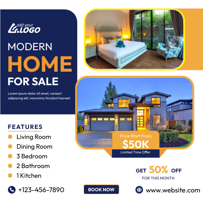 Real Estate Ad Template | PosterMyWall