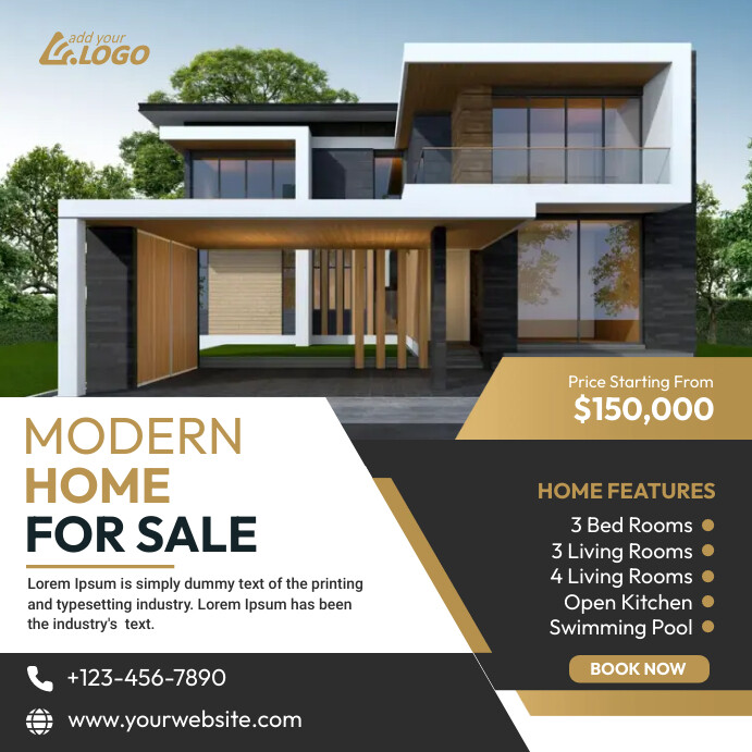 Real Estate Ad Template | PosterMyWall