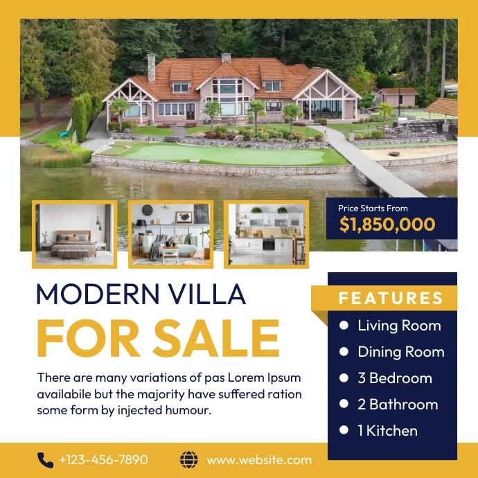 Plantilla de Real Estate Ad Template | PosterMyWall