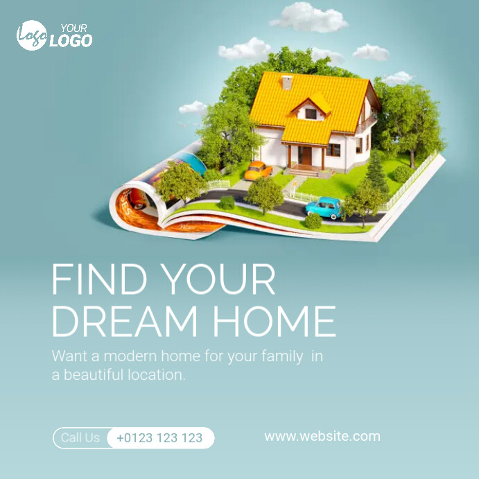 Real Estate Ad Template | PosterMyWall