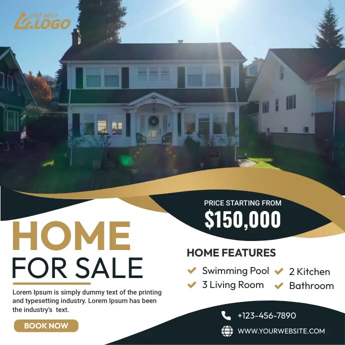 Real Estate Ad Template | PosterMyWall