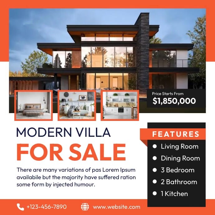 Real Estate Ad Template | PosterMyWall