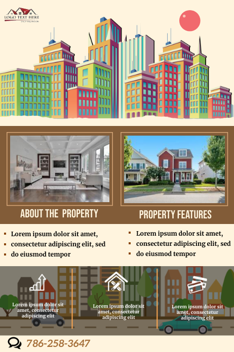 Real estate advertisement template | PosterMyWall