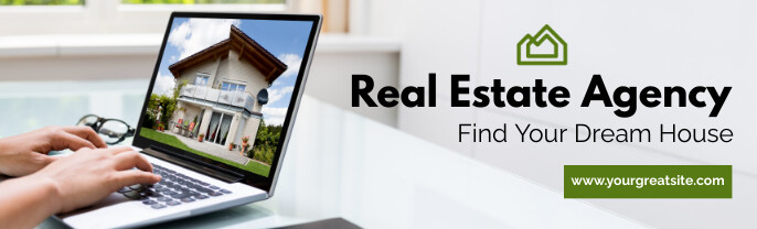 Real Estate Agency (linkedln Background) Template | PosterMyWall