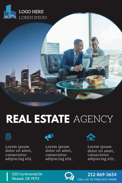 Real estate agency ad flyer template | PosterMyWall