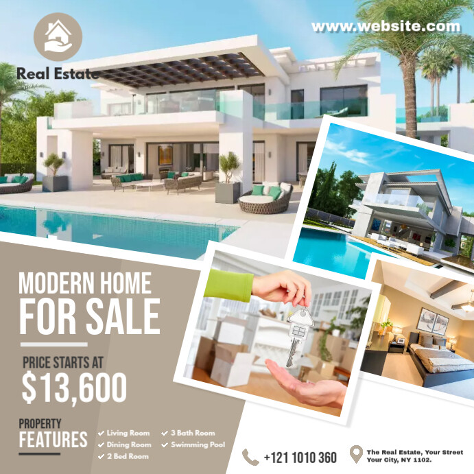 Real Estate Agency Ads Template | PosterMyWall