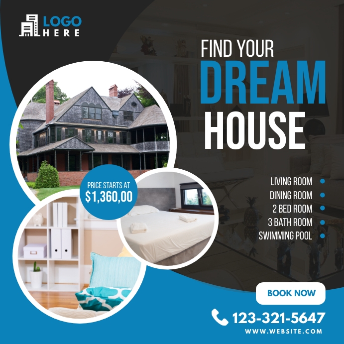 Copy of Real Estate Agency Ads | PosterMyWall