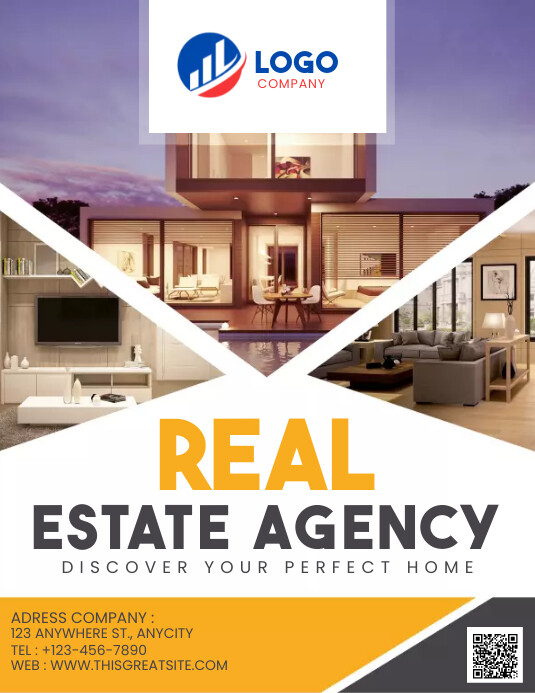 Real Estate Agency Flyers Template | PosterMyWall