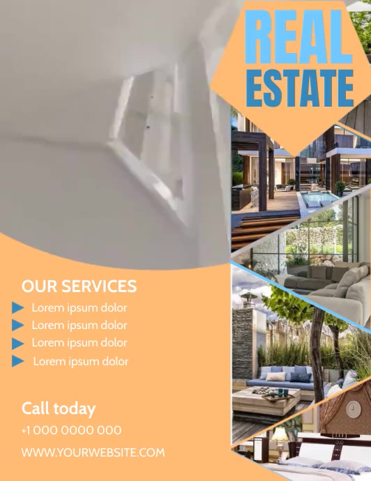 real estate agency poster template | PosterMyWall