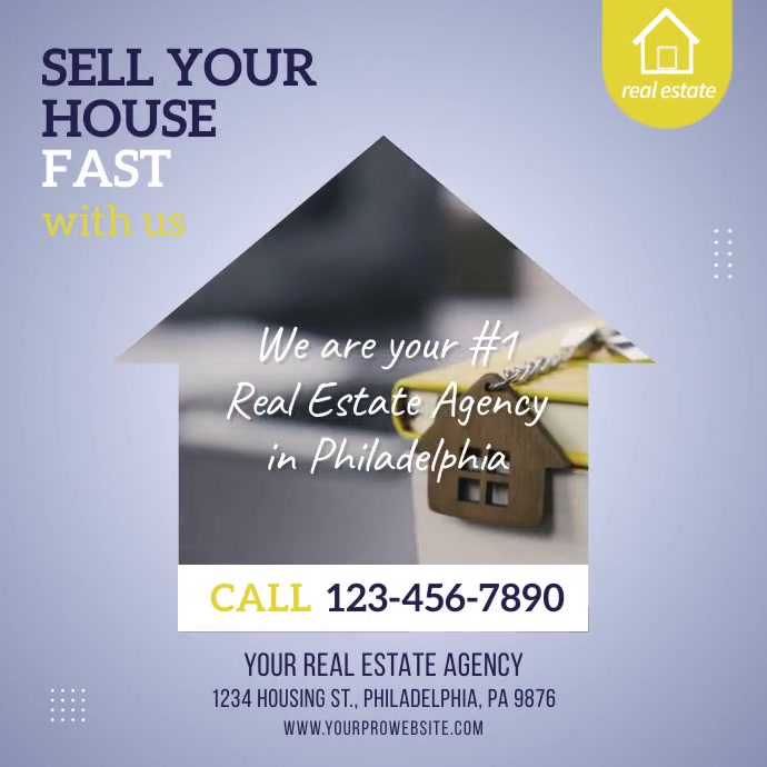 Real Estate Agency Video Ad Template | PosterMyWall