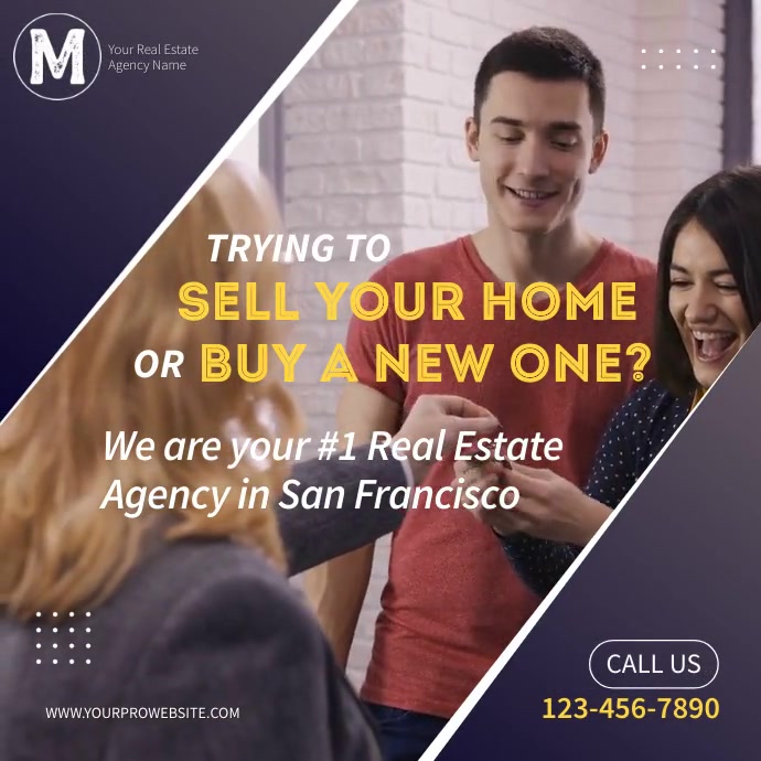 Real Estate Agency Video Ad Template | PosterMyWall