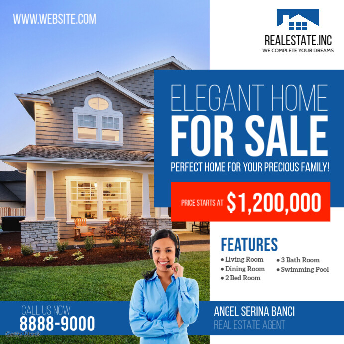 Real Estate Agent Ad Template | PosterMyWall
