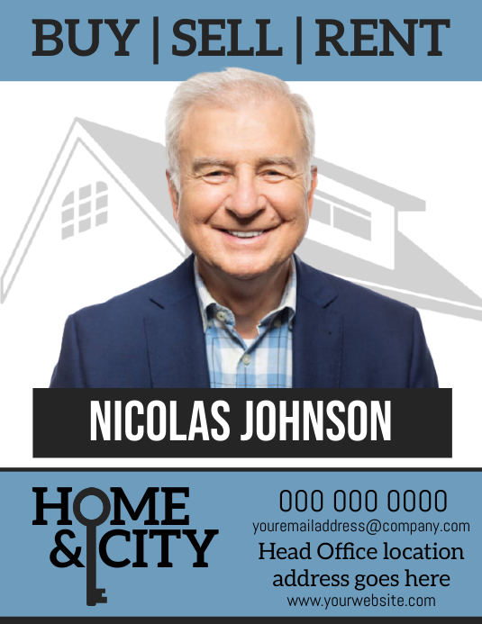 Copy of Real Estate Agent Flyer Design Template | PosterMyWall