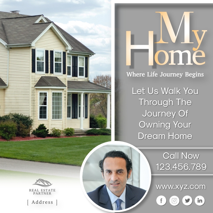 Real Estate Agent Promotional Flyers Template | PosterMyWall