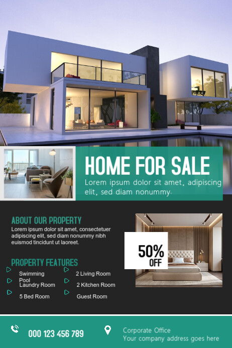 Real Estate Banner design Template | PosterMyWall