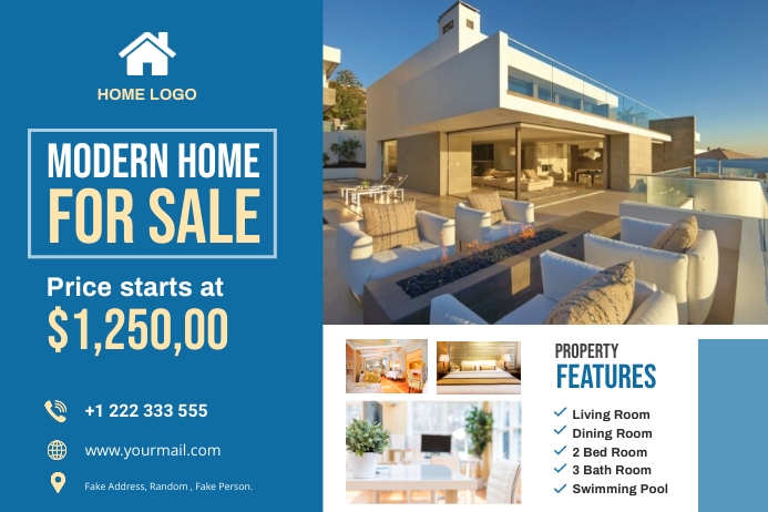 Real Estate Banner Template | PosterMyWall