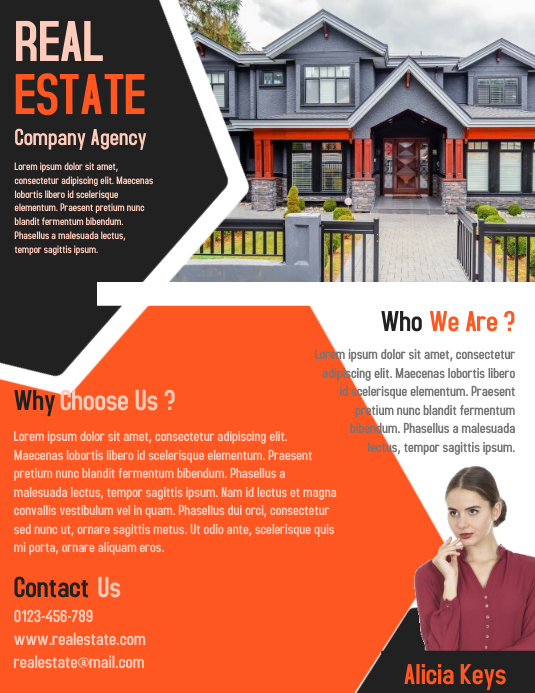Real Estate Business Promotion Flyer and Poster Template | PosterMyWall