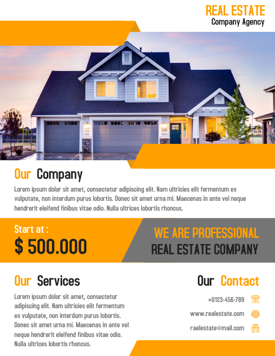 Copy of Real Estate Business Promotion Flyer and Poster Template ...