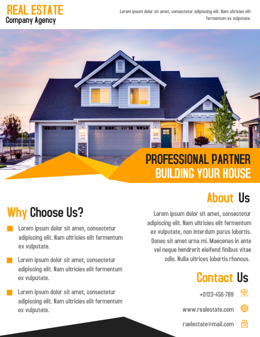 Real Estate Business Promotion Flyer and Poster Template | PosterMyWall