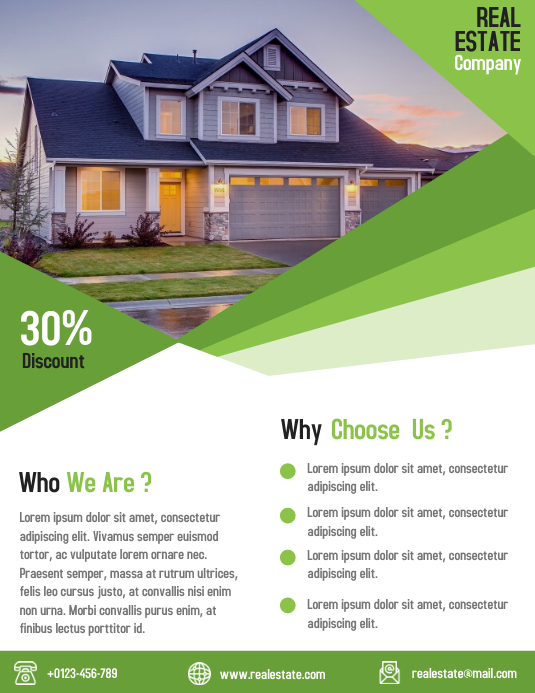 Real Estate Business Promotion Flyer and Poster Template | PosterMyWall