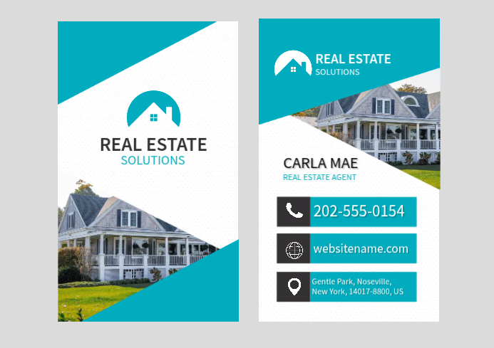 Plantilla de Real Estate Calling Card | PosterMyWall