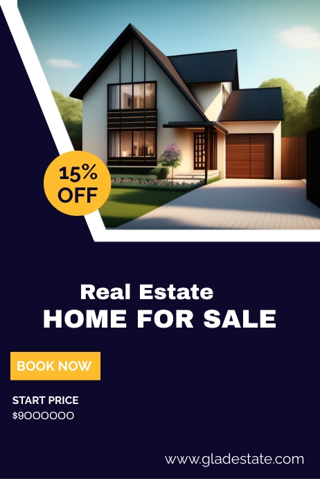 real estate card Template | PosterMyWall