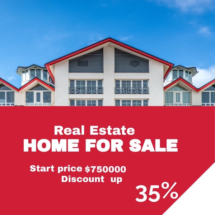 real estate card Template | PosterMyWall