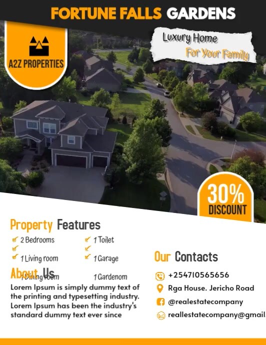 REAL ESTATE COMPANY VIDEO AD POST TEMPLATE (1 | PosterMyWall