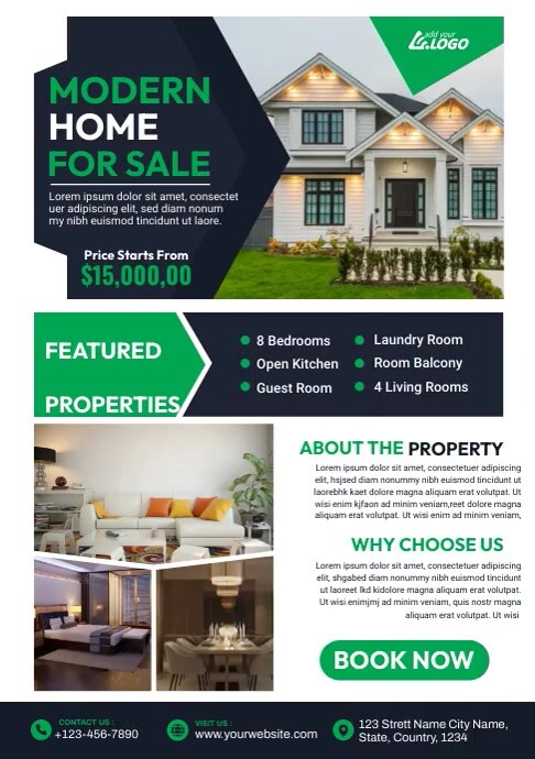 Real Estate Template | PosterMyWall
