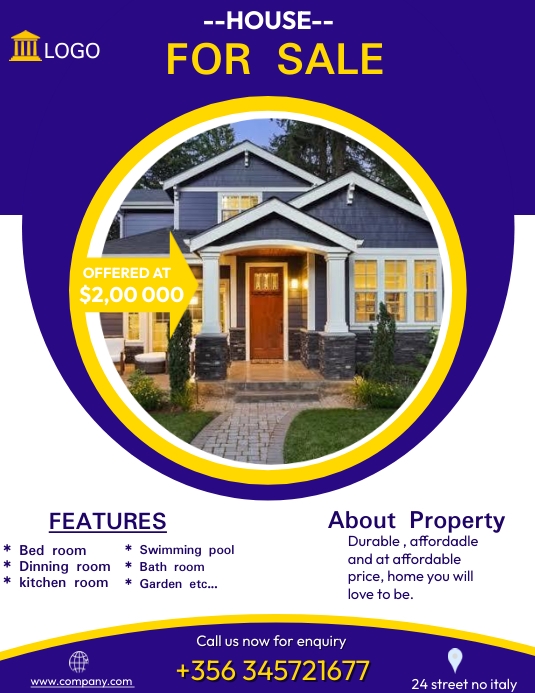 real estate Template | PosterMyWall