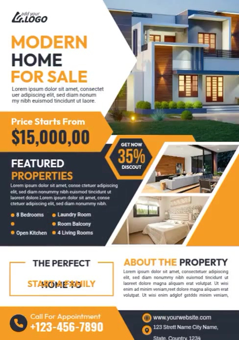 Real Estate Template | PosterMyWall