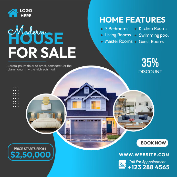 Real Estate Template | PosterMyWall