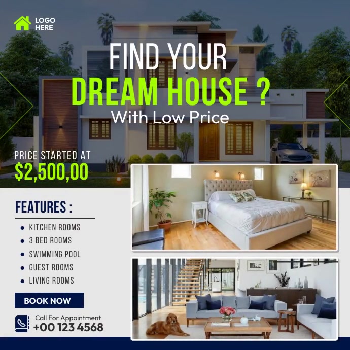 Real Estate Template | PosterMyWall