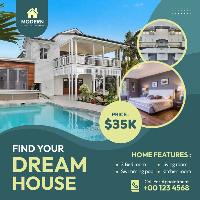 Real Estate Template | PosterMyWall