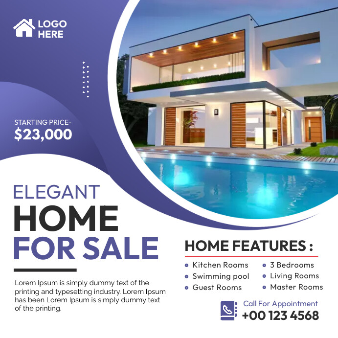 Real Estate Template | PosterMyWall