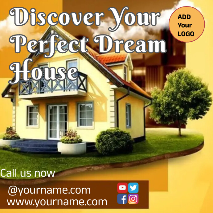 Real Estate Dream House flyer Template | PosterMyWall