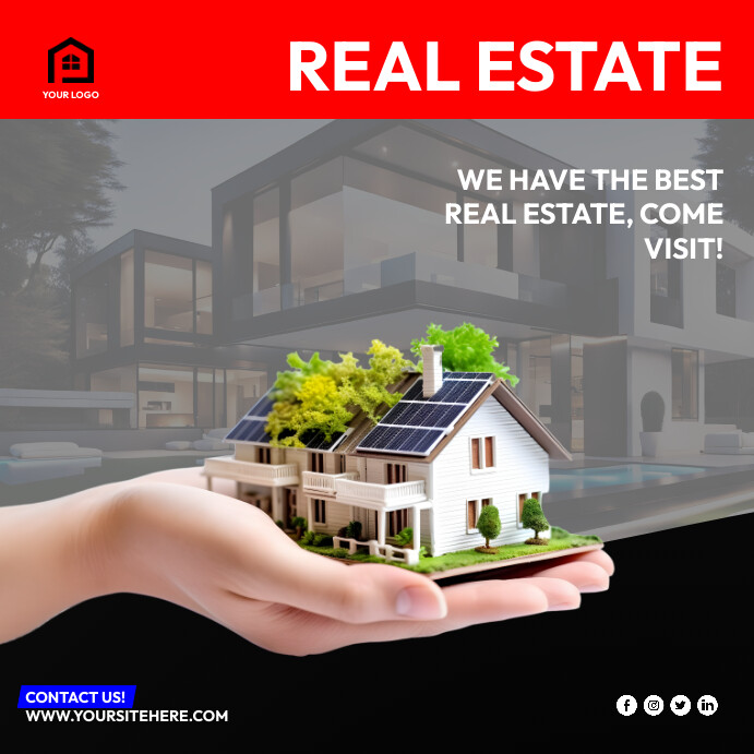 Real estate dream of owning your own home Ins Template | PosterMyWall