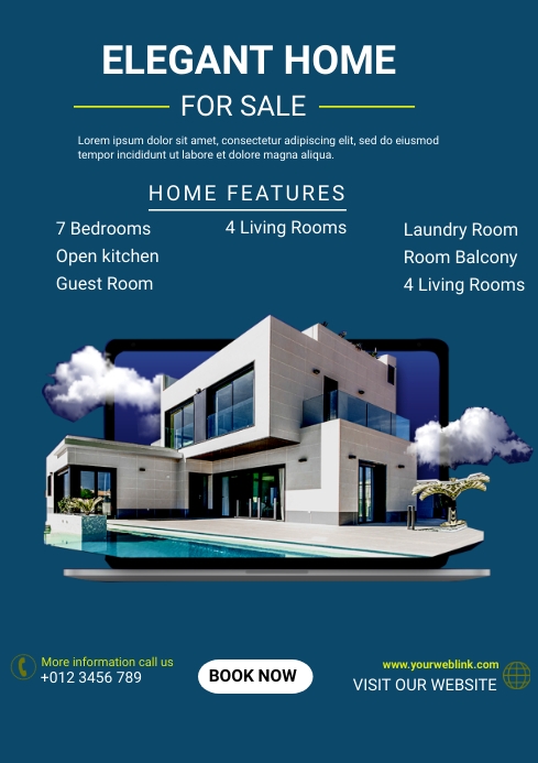 REAL ESTATE FLAYER Template | PosterMyWall