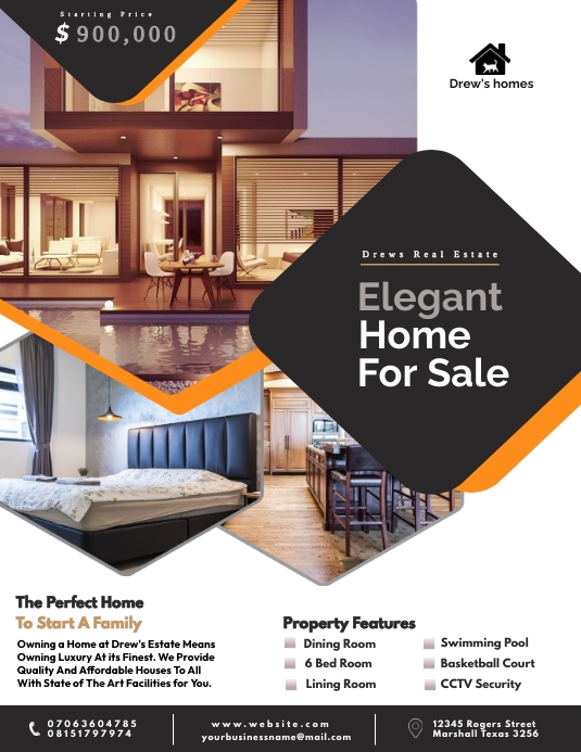 Real estate flyer (1) Template | PosterMyWall