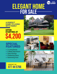 Real Estate A4 Template | PosterMyWall