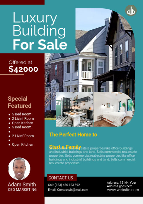 Brosur Brosur Real Estat Templat | PosterMyWall