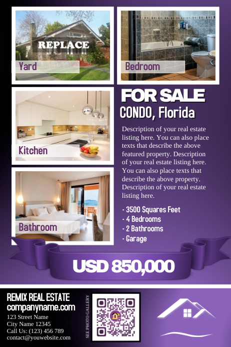 Real estate flyers Template | PosterMyWall
